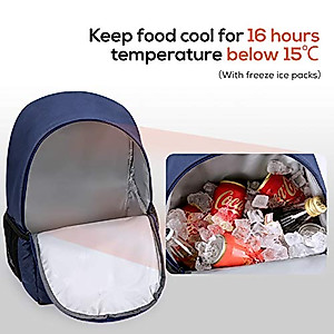 TOURIT Insulated Backpack Cooler 28 Cans Leakproof Lightweight Cooler Backpack for Men Women to Work, Picnics, Hiking, Beach, Park or Day Trips