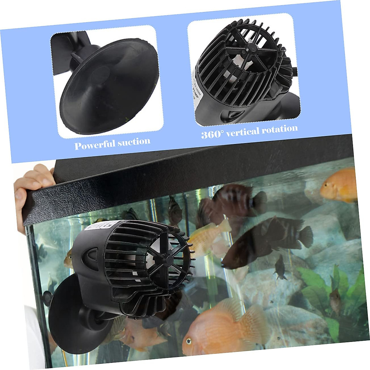 Balacoo 6 Pcs fish tank wave pump fish aquarium accessories fish tank accessories scuba diving accessories saltwater aquarium 40 gallon fish tank Aquarium Wave Maker fish tank supplies