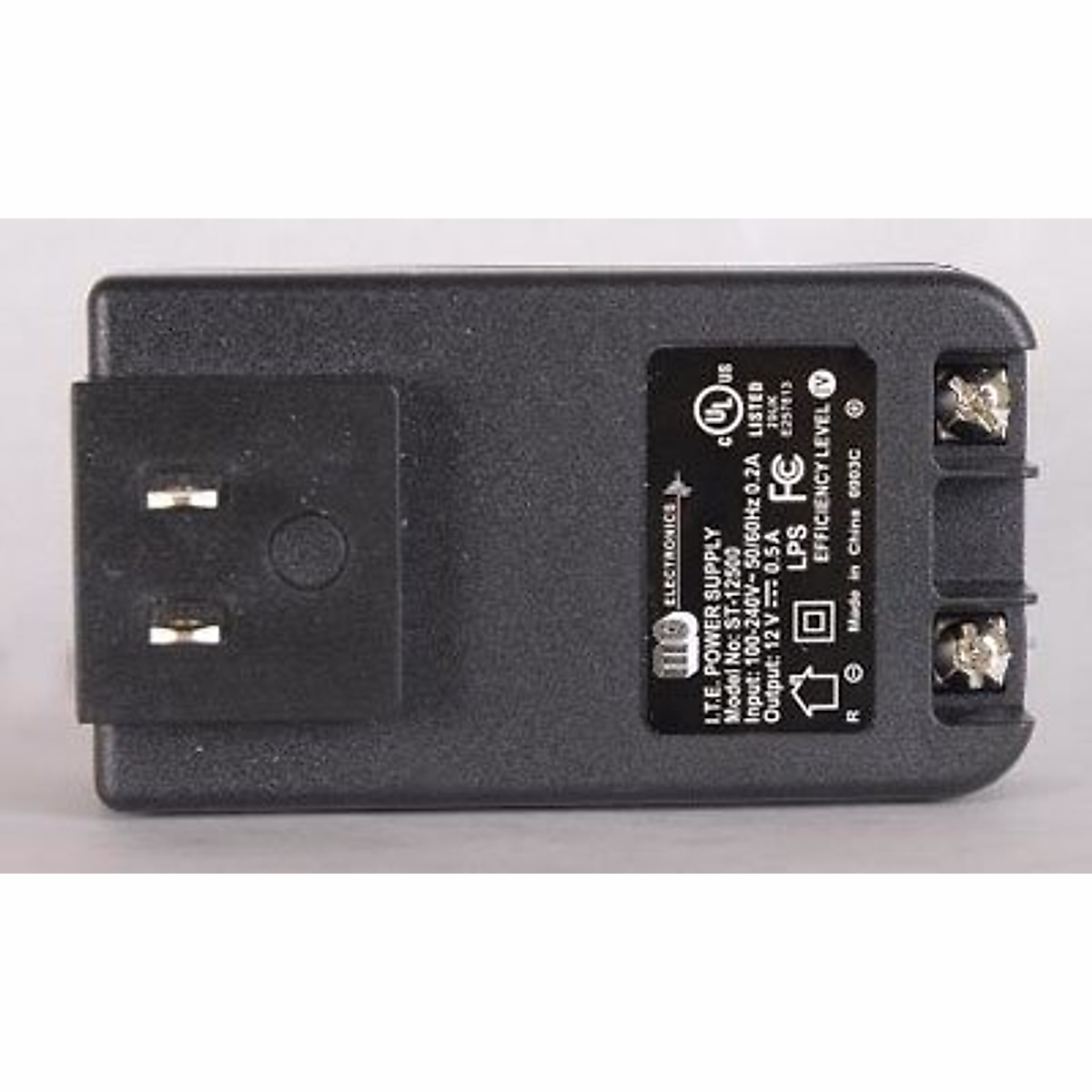MG Electronics ST-12500 12 VOLT POWER ADAPTER SWITCHING 50/60 HZ 500 MA OUTPUT