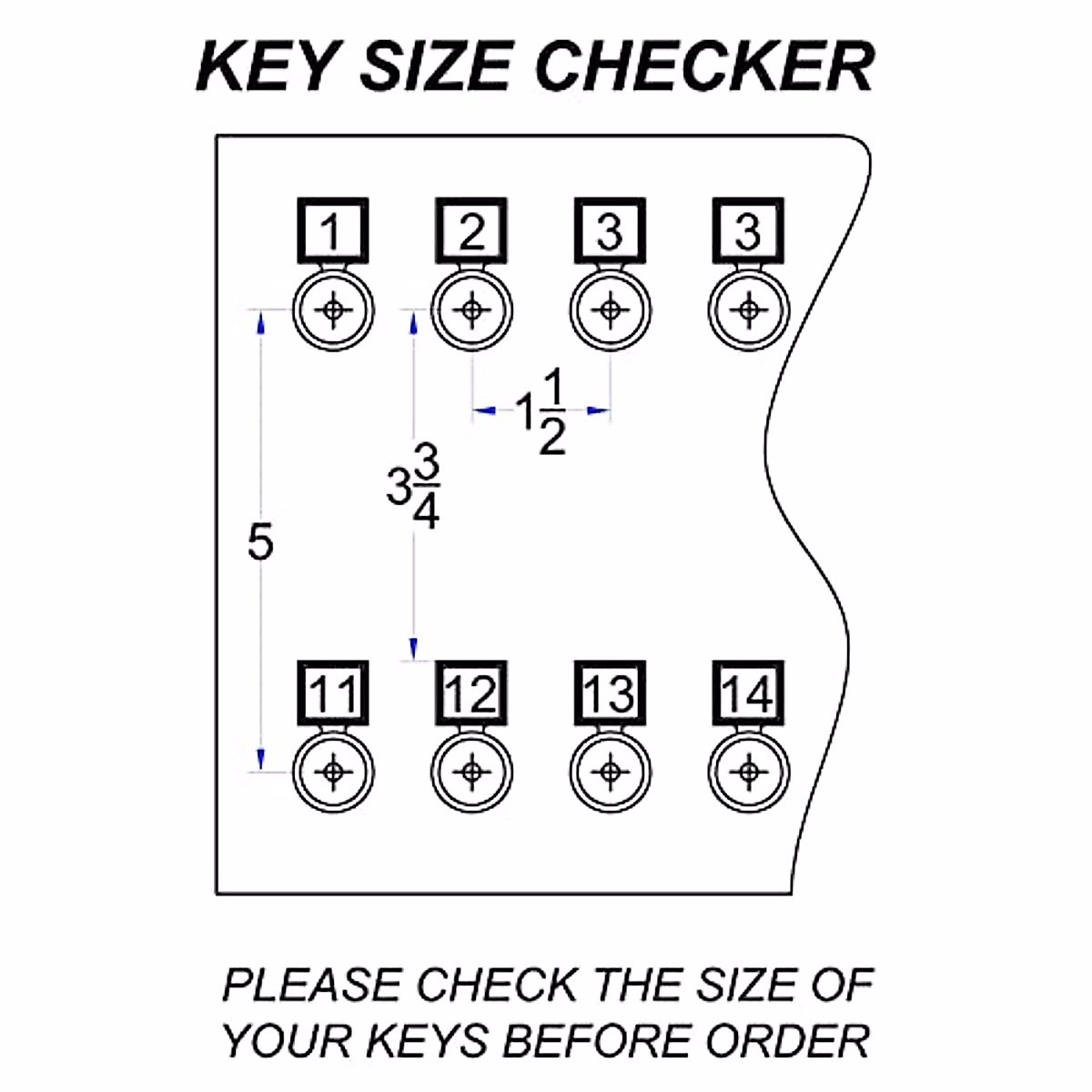 Stand Company Key Rack, Key Storage #50MNS, 50 Bolted Metal Numbered Hook with Hidden Hangers (50 Sets of Tag & Ring Included) - Made in USA