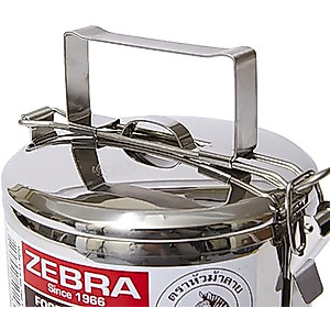 Zebra Stainless Steel Food Carrier (14 cm)