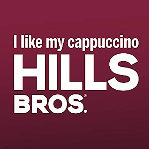 Hills Bros. Instant Cappuccino Mix, Sugar Free Double Mocha (12 Oz, Pack of 1) – Convenient and Versatile, Instant Hot or Iced Coffee, Frothy & Rich Chocolate Flavor - Just Add Water