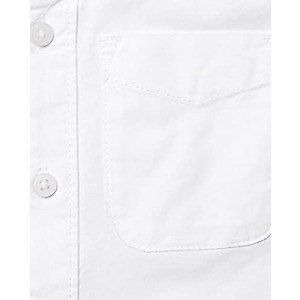 The Children's Place Baby Boys And Toddler Boys Long Sleeve Oxford Button Down Shirt,White,3T