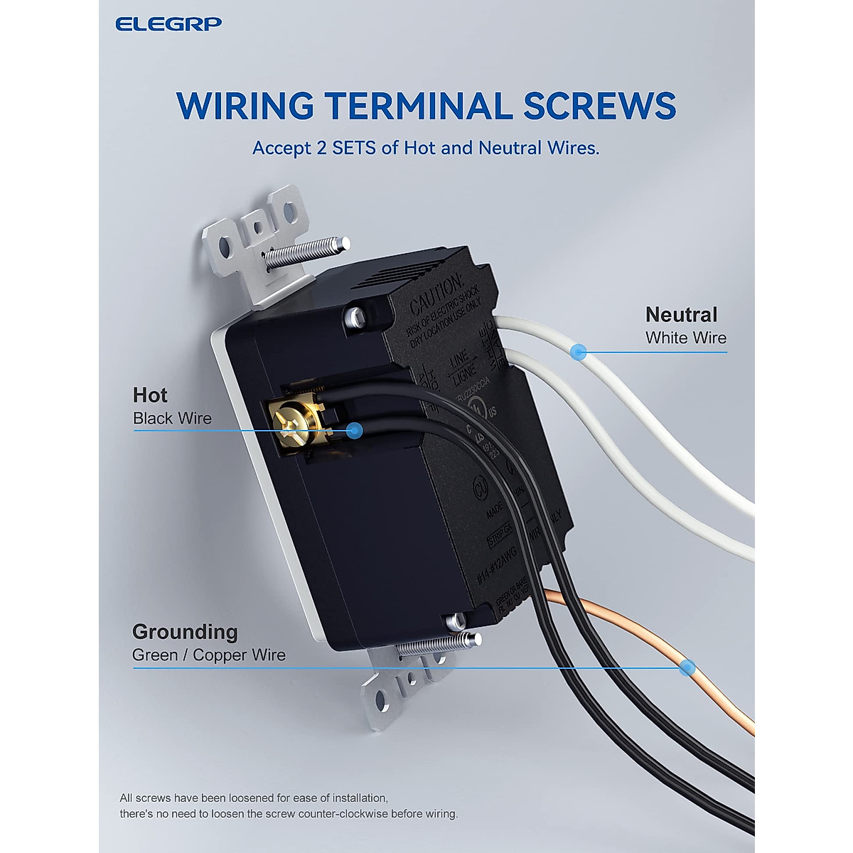 ELEGRP USB Outlets Receptacles, 3-Port USB C Wall Outlet, 30W 6.0A USB Electrical Outlet, 20 Amp Tamper-Resistant Outlet with USB C Ports, UL Listed, Screwless Wallplate Included, 10 Pack, Matte White