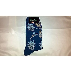 Rick and Morty Socks Adult Mens Size 6-12 Adult Swim Hypnotic