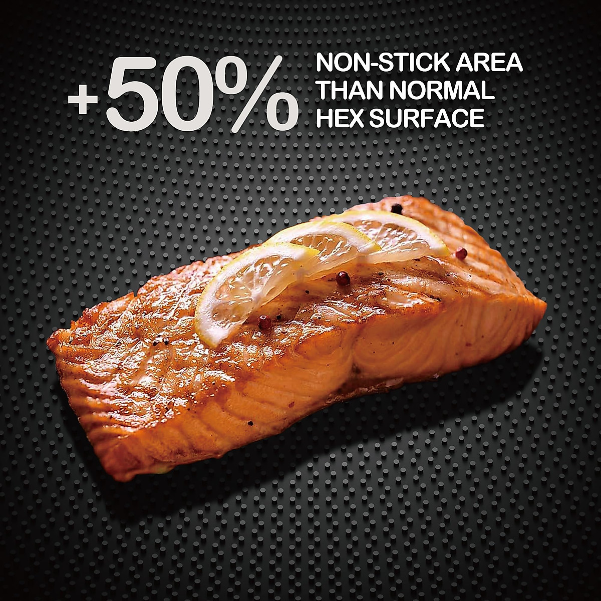 LIGTSPCE Non Stick Frying Pans,Hybrid 10 inch Frying Pans Nonstick,PFOA Free Cookware,non stick Stainless Steel Skillets,Dishwasher and Oven Safe, Works on Induction,Ceramic and Gas Cooktops