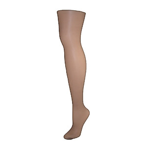 Hanes Silk Reflections Women's Plus-Size Control Top Enhanced Toe Pantyhose, Town Taupe, Petite