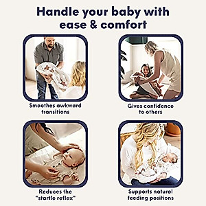 Topponcino Baby Support Pillow (Natural) | The Topponcino Company | Authentic Montessori Newborn Lounger, Infant Holding Pillow & Tummy Time Mat | Montessori Baby Essential | 100% Natural Cotton