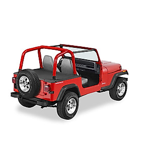 Pavement Ends by Bestop 41805-15 Black Denim Cargo Cover for 1986-1991 Wrangler YJ