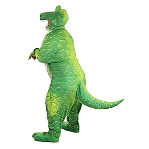 Fun Costumes Plus Size Deluxe Toy Story Rex Costume for Adults 2X Green