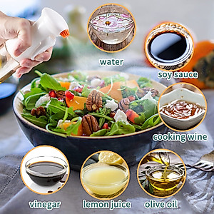 Oil Sprayer for Cooking, Olive Oil Sprayer, 2 Pcs Olive Oil Spray Bottle, 230mL Oil Sprayer for Air Fryer Olive Oil Mister Spray Bottle for Cooking BBQ Salad Large Capacity Durable Glass Oil Spritzer