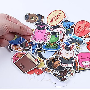 50 Pcs Cute Stickers for Kids,Stickers for Students,Water Bottle Stickers Waterproof Vinyl Hydroflask Phone Skateboard Laptop Stickers, Aesthetic Sticker Packs for Girls Teens