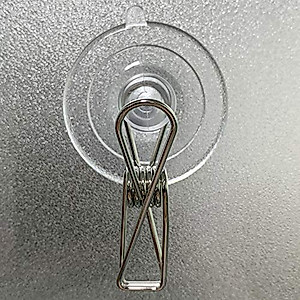 Fuongee Suction Cup Clips/Clamps, Pack of 16, Sucker Diameter 45mm