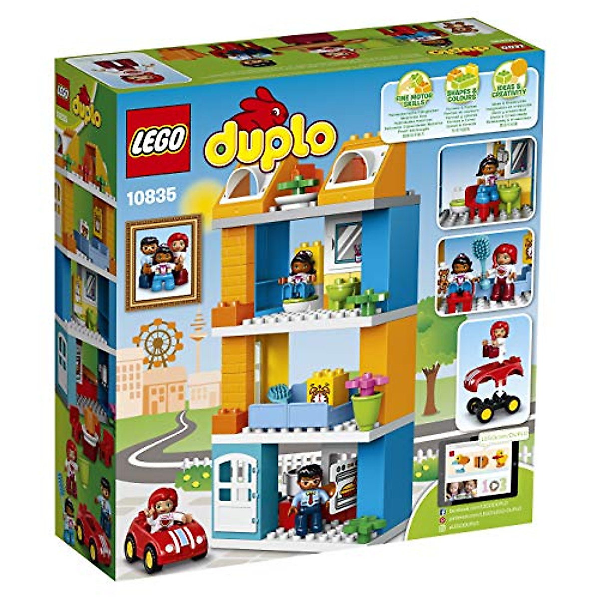 LEGO DUPLO My Town Family House 10835 Building Block Toys for Toddlers (69 Pieces)