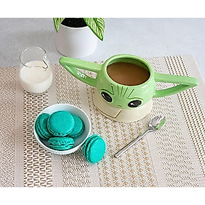 STAR WARS: The Mandalorian Grogu Sculpted Ceramic Mug | Holds 20 Ounces