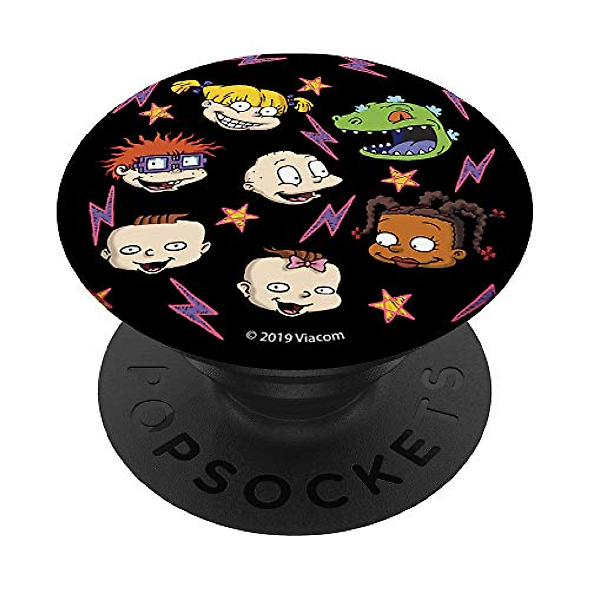 Rugrats Lightening and Stars Group Head Shot PopSockets PopGrip: Swappable Grip for Phones & Tablets