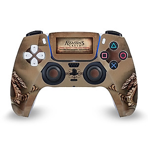 Head Case Designs Officially Licensed Assassin's Creed Belt Crest II Graphics Vinyl Faceplate Sticker Gaming Skin Decal Cover Compatible With Sony PlayStation 5 PS5 DualSense Controller