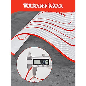 SMARTAKE 2-Pack Silicone Bread Sling for Dutch Oven, Reusable Bread Baking Mats with Long Handles, Include Spatula, Non-Stick Bread Baking Sheet Liners for Transferable Dough Pastry (Red & Black)