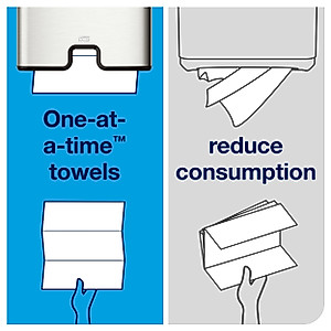 Tork Multifold Hand Towel White H2, Universal, 100% Recycled Fibers, 16 x 250 Towels, MB540A