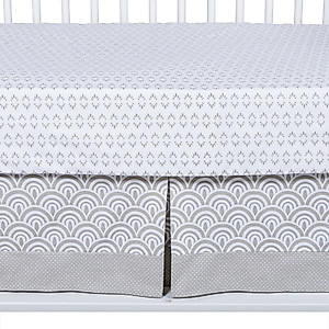 Trend Lab Art Deco 3 Piece Crib Bedding Set, Can Be Used As A Blanket Or A Playmat for Tummy Time, Includes Quilt, Fitted Crib Sheet and Skirt