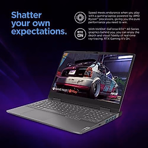 Lenovo LOQ Gaming Laptop, GeForce RTX 4060, AMD 8-Core Ryzen 7 7840HS(> i7-12700H), 15.6" FHD, 64GB DDR5 RAM, 1TB SSD, Webcam, HDMI, Wi-Fi 6, Windows 11 Home