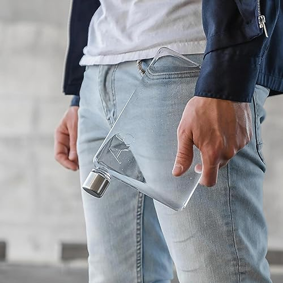 memobottle A5 The flat water bottle that fits in your bag | BPA Free | 25oz (750ml)