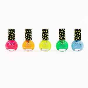3C4G Glow in The Dark Nail Polish - Nail Polish Set for Girls & Teens - Includes 5 Glow in The Dark Colors - Non-Toxic Nail Polish Kit for Kids Ages 8+ by Make It Real