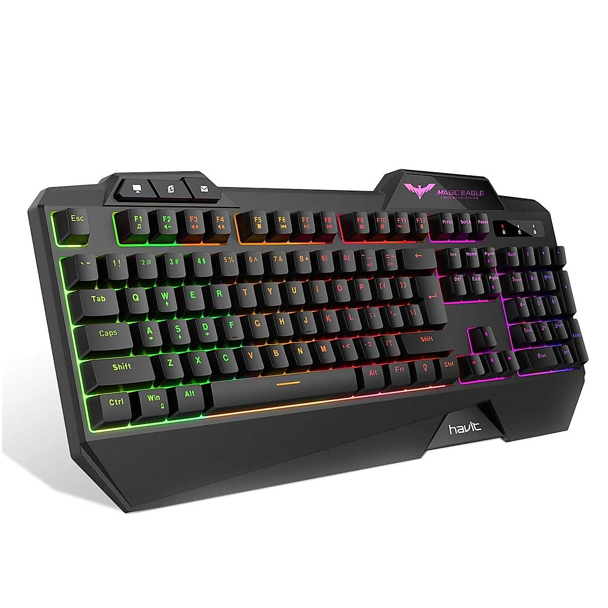 HAVIT HV-KB391L Gaming Keyboard US Layout (QWERTY)