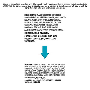 Quest Nutrition Protein Cookie, Peanut Butter,2.04 Ounce, Pack of 12