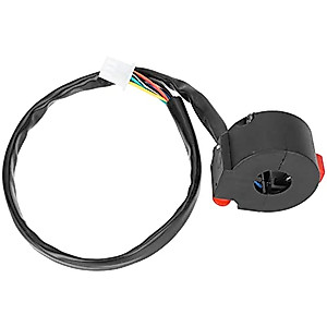 FVRITO Left Starter Kill Light Switch Female Plug Assembly for 50cc 70cc 90cc 110cc 125cc TaoTao RoKeta Sunl RPS ICEbear RPS Yamoto Jetmoto Kazuma Vitacci Chinese ATV Quad 8 Wire 3-Function