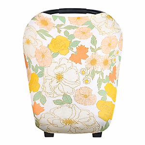 Copper Pearl Multi-Use Cover: Car Seat Covers, Nursing Cover, and Stroller Cover for Sun - Stretchy Fabric, All-Season Use, Stylish Designs, Easy Access for Moms - Rose