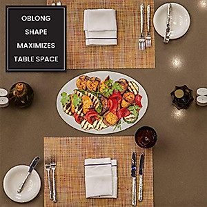 Plasticpro Plastic Oval Serving Trays - Serving Platters Oval 11 X 16 Disposable Party Dish White Pack of 4