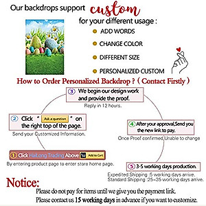 Allenjoy 5x7ft Spring Easter Backdrop Sunny Day Meadow Flowers Colorful Eggs Photography Background for Kids Children Newborn Baby Shower Birthday Party Decor Banner Portrait Photo Studio Booth Props