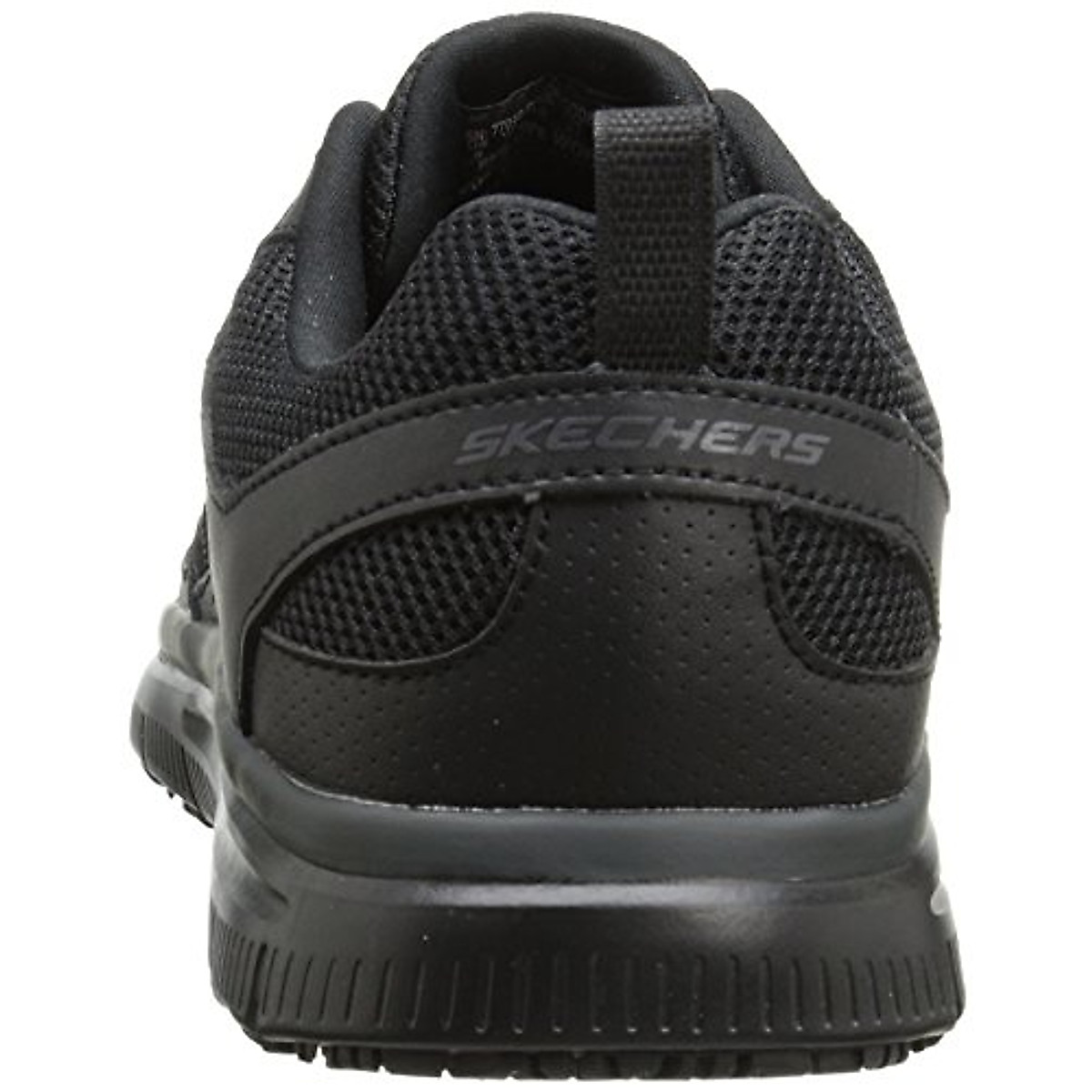 Skechers Men's Flex Advantage Sr Work Shoe, Black, 14 W US