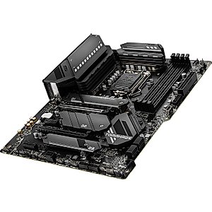 MSI MAG Z590 Tomahawk WiFi Computer Gaming Motherboard (ATX, 11th/10th Gen Intel Core, LGA 1200 Socket, DDR4, PCIe 4, CFX, M.2 Slots, USB 3.2 Gen 2, Wi-Fi 6E) Intel PC Motherboards (Renewed)