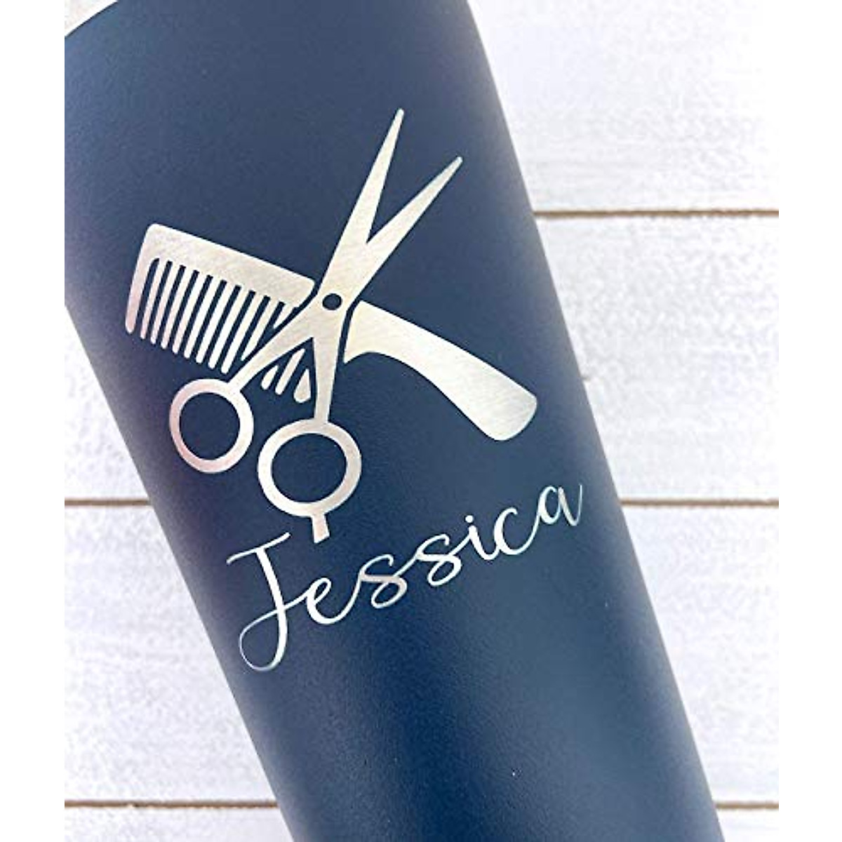 Personalized Hairdresser Laser Engraved 22 oz Tumbler with Straw, Hairdresser, Barber, Beauty Salon, Gift, Hair Salon, Hair Stylists