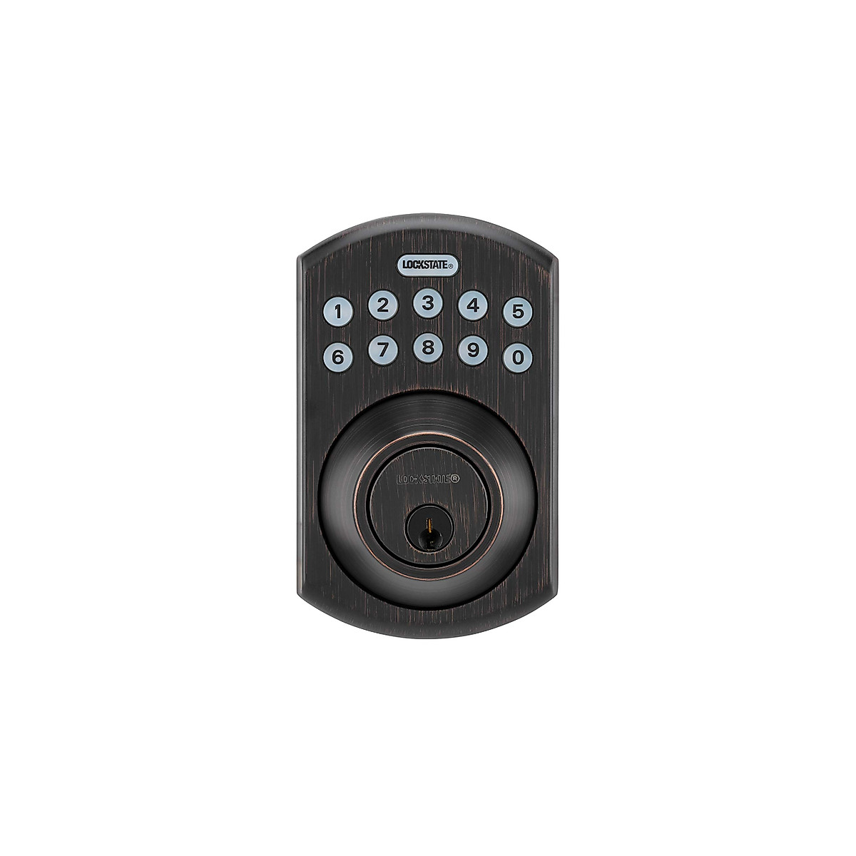 LockState OE-550DB-683 Residential WiFi Deadbolt in Tuscany Bronze