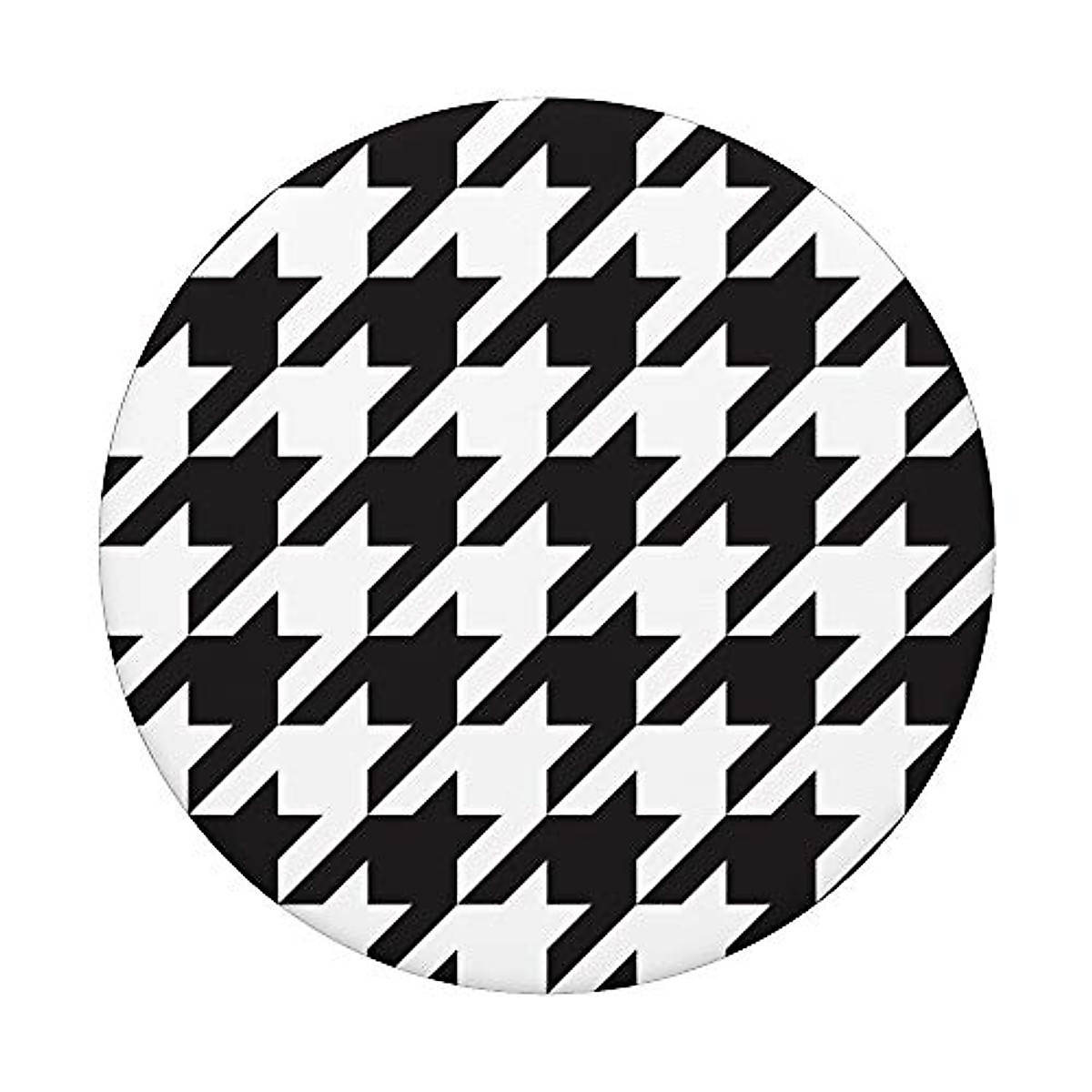 Alabama houndstooth black and white PopSockets PopGrip: Swappable Grip for Phones & Tablets