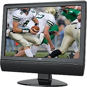 Coby TFTV1904 19-Inch Widescreen 720p LCD HDTV/Monitor, Black