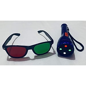 KSIPL Worth Four-Light Test W/Red/Green Glass