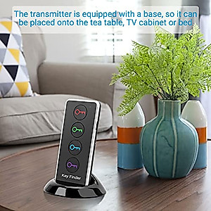 Key Finder, Remote Finder Wireless Key Wallet Finder TV Remote Control Locator Voice Control Anti Loss Device Smart Finder