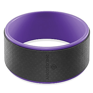 Philosophy Gym 13-inch Professional Yoga Wheel Roller - Purple/Black