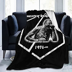 Chester Bennington Blanket Flannel Super Soft Fleece Lightweight Throw Blanket for Bed Couch Sofa Bedroom Warm Blanket 60"X50"