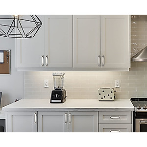 Asidrama 10 Pack 3.75 Inch(96mm) Brushed Satin Nickel Kitchen Cabinet Handles, Cabinet Pulls Kitchen Cabinet Hardware for Cupboard Drawer Pulls