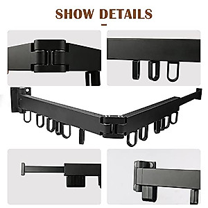 Clothes Drying Rack, Wall Mounted Clothes Hanger Collapsible Clothes Dry Racks with 12 Clothes Pegs for Balcony Mudroom Bedroom (90cm)