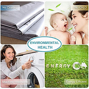 RYB HOME Grey Blackout Curtain Tiers for Small Window, Thermal Insulated Curtains Short Blind for Kitchen/Living Room Energy Efficient, 42-inch Wide x 36-inch Long Each Panel, Grey, Set of 2