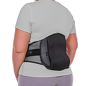 BraceAbility Plus Size Spondylolisthesis Back Brace - XXXL Lumbar Ankylosing Spondylolysis Corset Stabilizer for Pars Defect Low Back Pain, Anterolisthesis Support, Spinal Fracture Treatment (3XL)