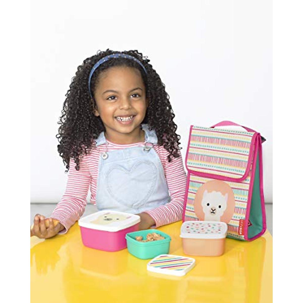 Skip Hop Toddler Lunch Box, Zoo Lunch Bag, Llama