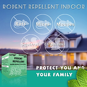 suphanlin CETRIP Peppermint Oil to Repel Mice and Rats,Mouse Repellent,8 Pack Rodent RepellentRat Repellent Outdoor/Indoor,Mouse Deterrent Indoor, Rodent Deterrent