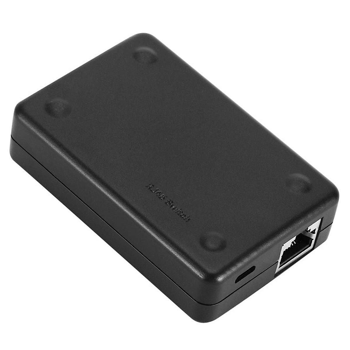 Ruiqas 2 Ports Network Switch, RJ45 Network Switch Box Computer Intranet Ethernet Network Splitter Adapter